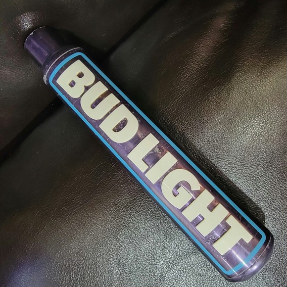 Budweiser | Dining | Bud Light Budweiser Aluminum Blue Beer Tap Handle ...